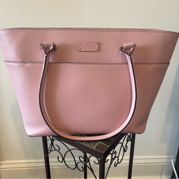 kate spade | Bags | Kate Spade Blush Pink Leather Tote | Poshmark